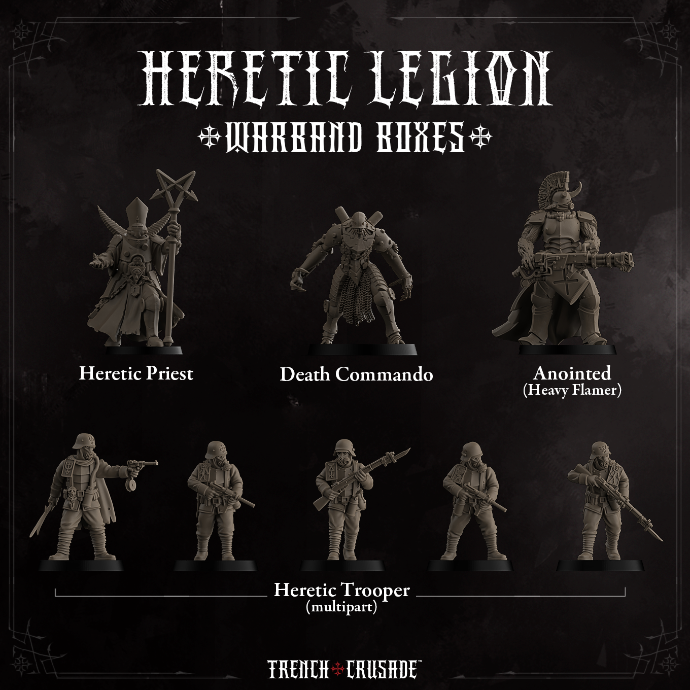 Trench Crusade - Heretic Legion Warband - Heretic Legion